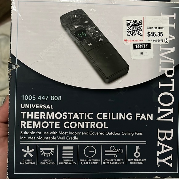 hampton bay | Other | Hampton Bay Smart Celing Fan Receiver And Remote ...